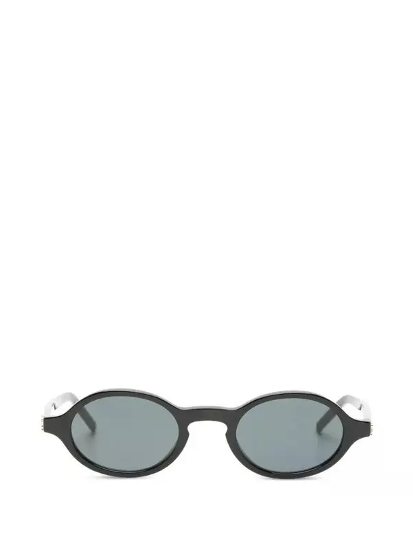 Saint Laurent Oval-frame Sunglasses - Black