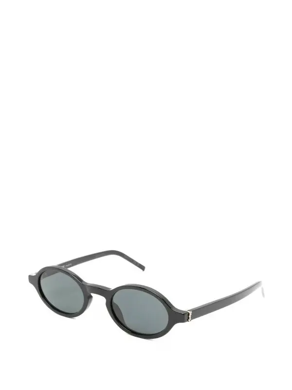 Saint Laurent Oval-frame Sunglasses - Black