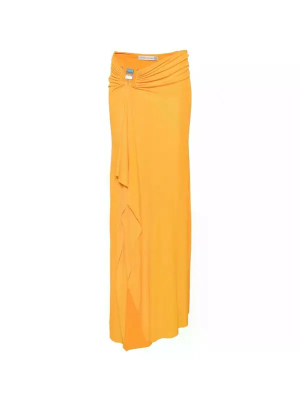 Christopher Esber Bezel Quartz Maxi Skirt