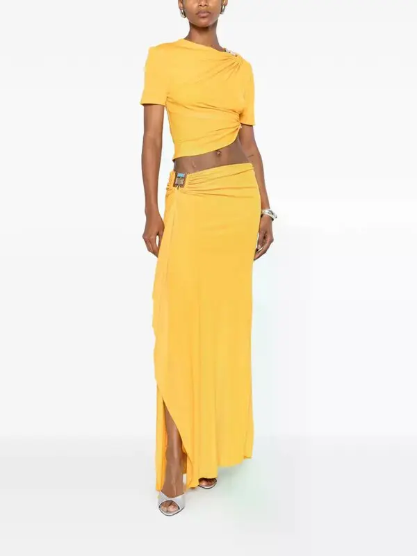 Christopher Esber Bezel Quartz Maxi Skirt