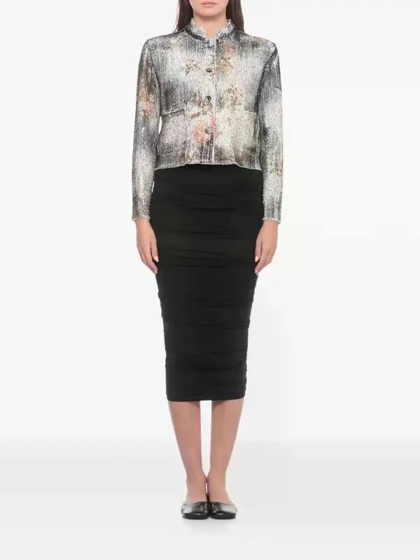 Avant Toi Sequin Embellished Floral Jacket