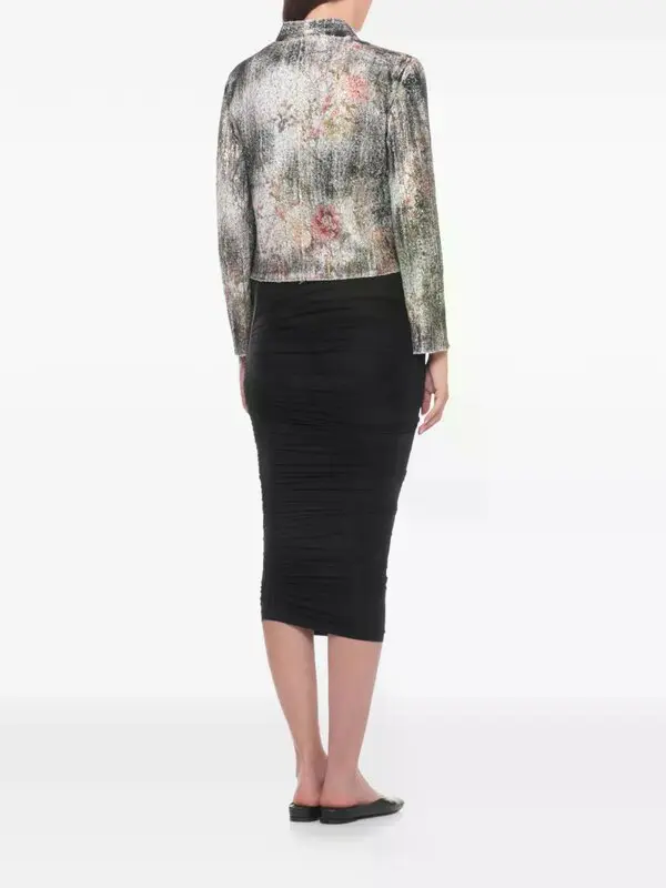 Avant Toi Sequin Embellished Floral Jacket