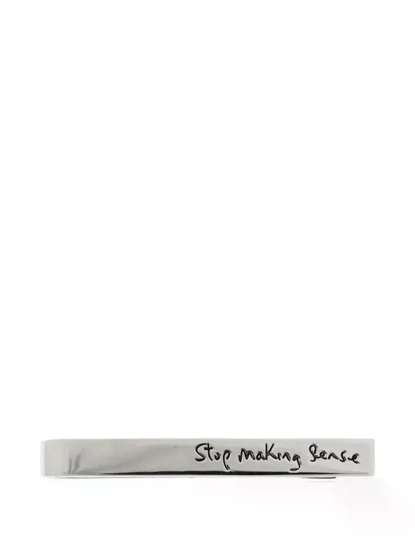 Paul Smith Engraved Tie Clip - Silver