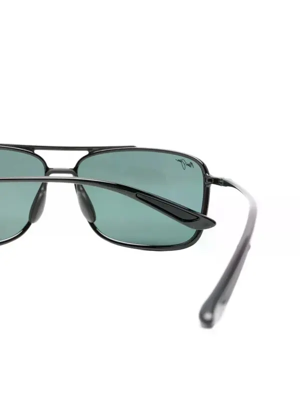 Maui Jim Double-bridge Rectangle-frame Sunglasses