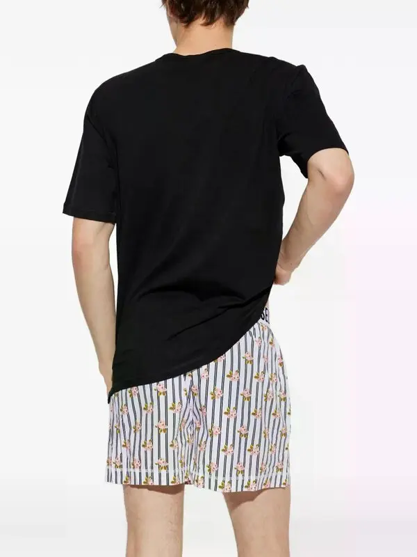 DIESEL® Kit-jack-d-core Floral-print Two-piece Pajamas