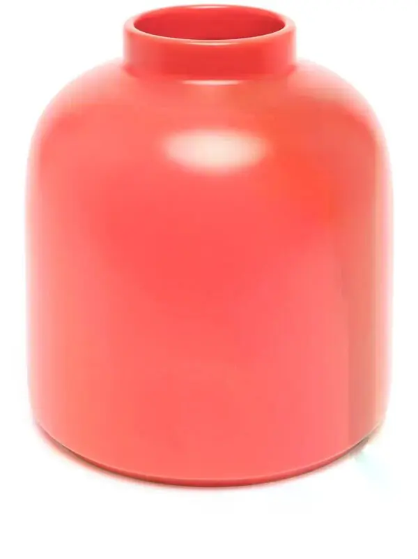 RAAWII Omar Embossed-logo Vase - Red