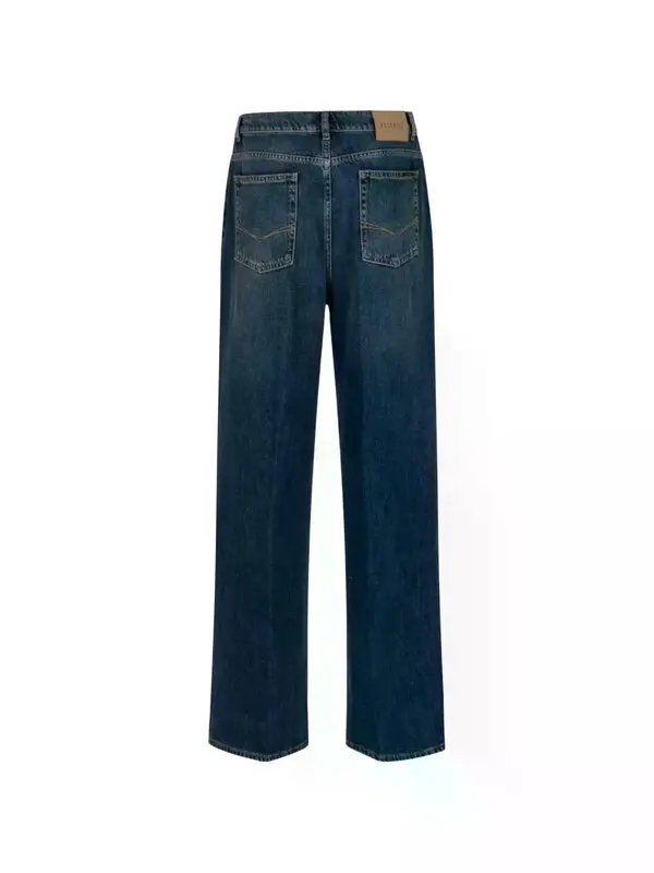 Peserico Faded Straight-leg Jeans