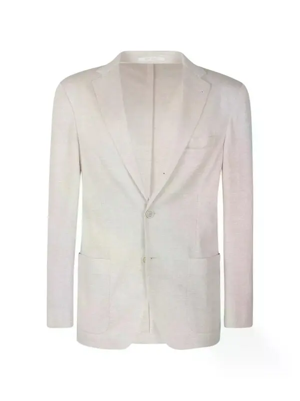 Eleventy Notched-lapels Single-breasted Blazer