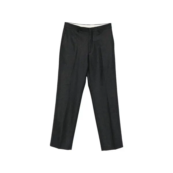 Tagliatore Tailored Grey Virgin Wool Trousers