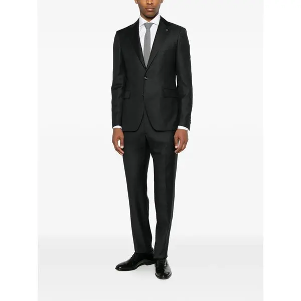 Tagliatore Grey Suits Single Breasted Suits