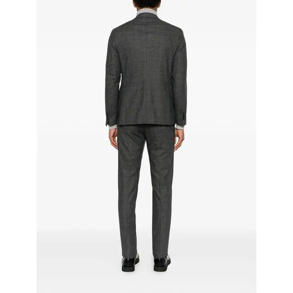 Tagliatore Grey Suits Single Breasted Suits - Gray