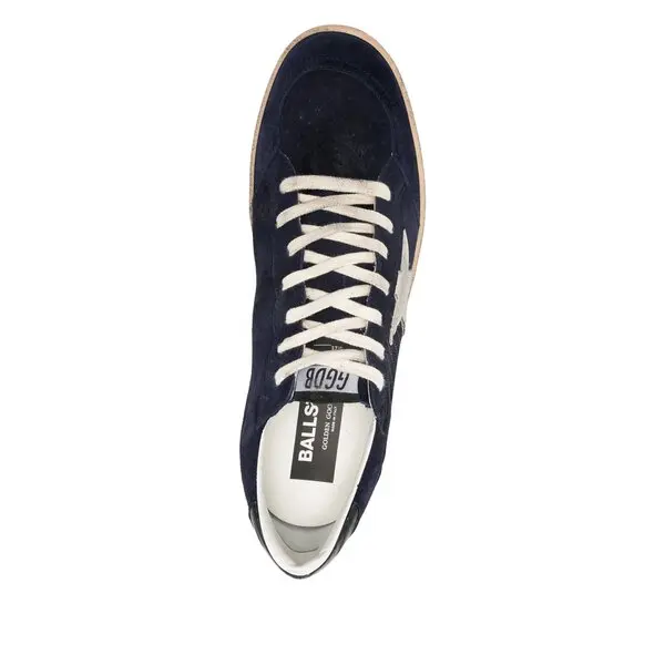 GOLDEN GOOSE Suede Low-top Sneakers With Star Appliqu