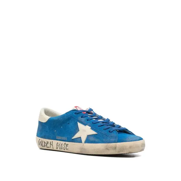 GOLDEN GOOSE Suede Low-top Sneakers With Star Motif
