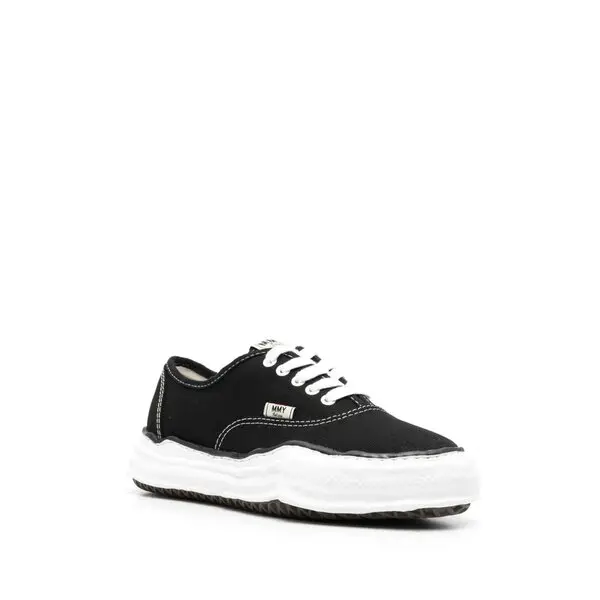 Mihara Yasuhiro Low Top Canvas Trainers - Black