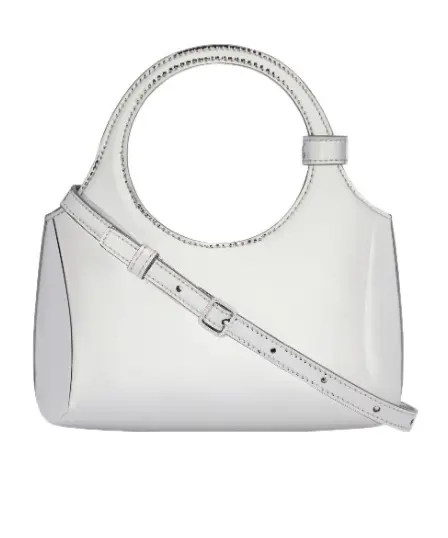 COURREGES Mini Holy Logo Embossed Shoulder Bag