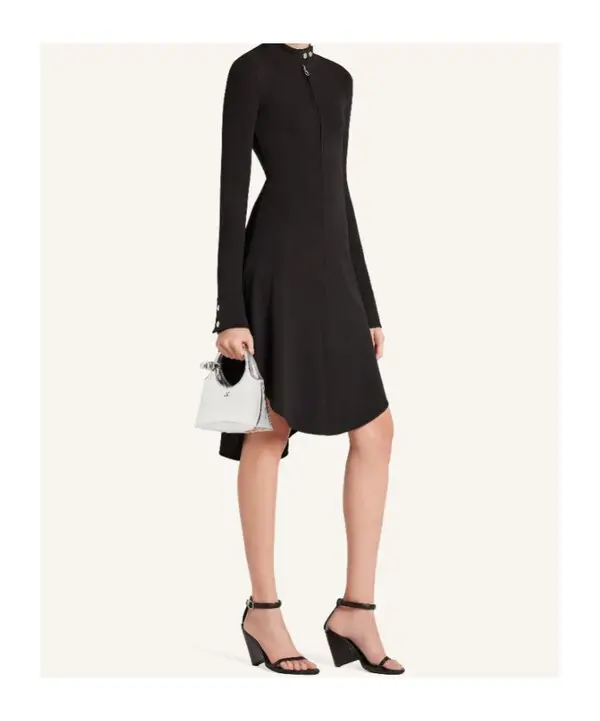 COURREGES Mini Holy Logo Embossed Shoulder Bag