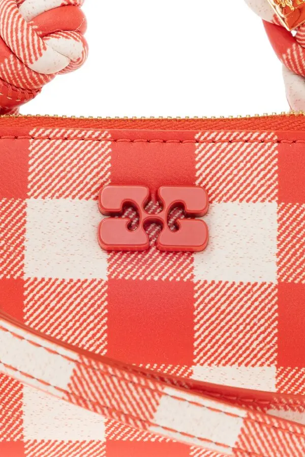 GANNI Checked Nano Bou Bag