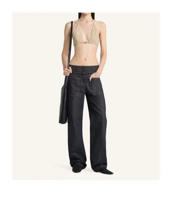 COURREGES Courrèges High Waisted Belted Jeans