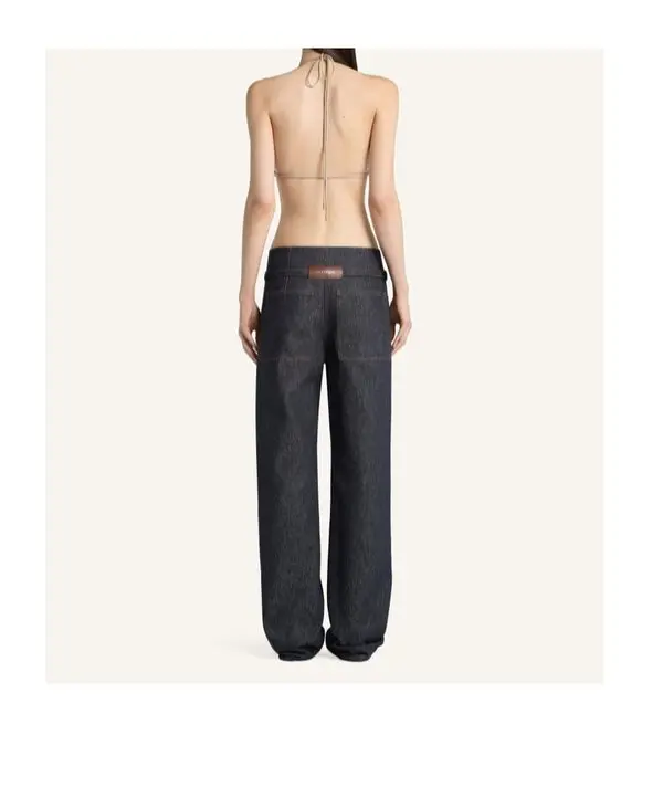 COURREGES Courrèges High Waisted Belted Jeans