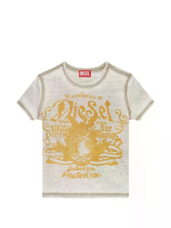 DIESEL® Slim Fit Graphic T-shirt With Embellishments