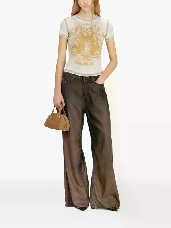 DIESEL® Slim Fit Graphic T-shirt With Embellishments