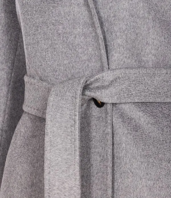 Max Mara Belted Coat - Gray