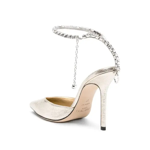JIMMY CHOO Embellished Pointed Toe Stiletto Heels