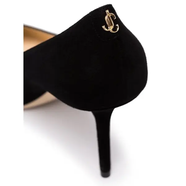 JIMMY CHOO Suede Pointed Toe High Heel Pumps