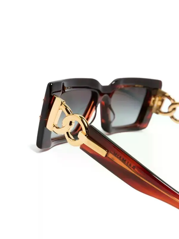 Balmain Imperial Rectangle-frame Sunglasses