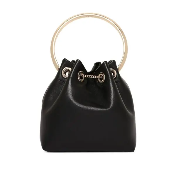 JIMMY CHOO Bon Bon Bucket Bag - Black