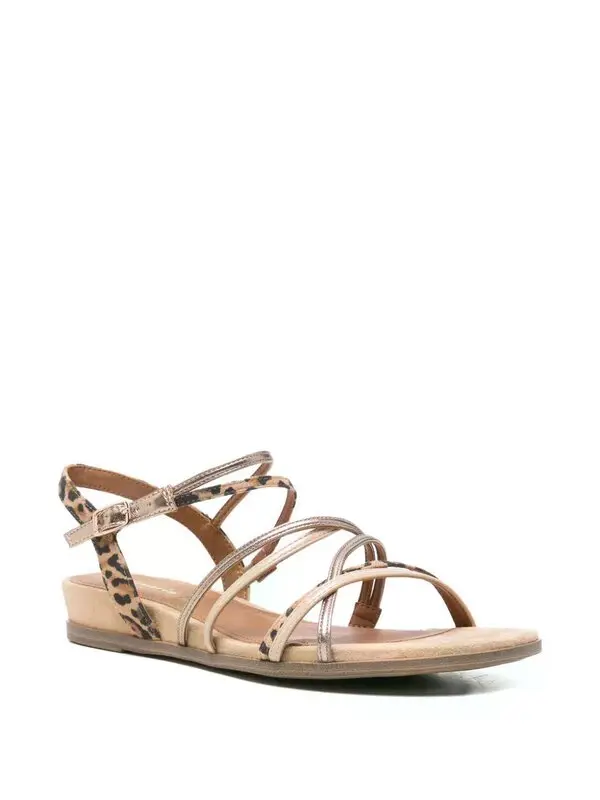 TAMARIS Leopard-print Strappy Sandals