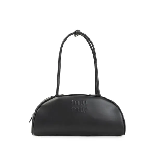 Miu Miu Leather Shoulder Bag - Black