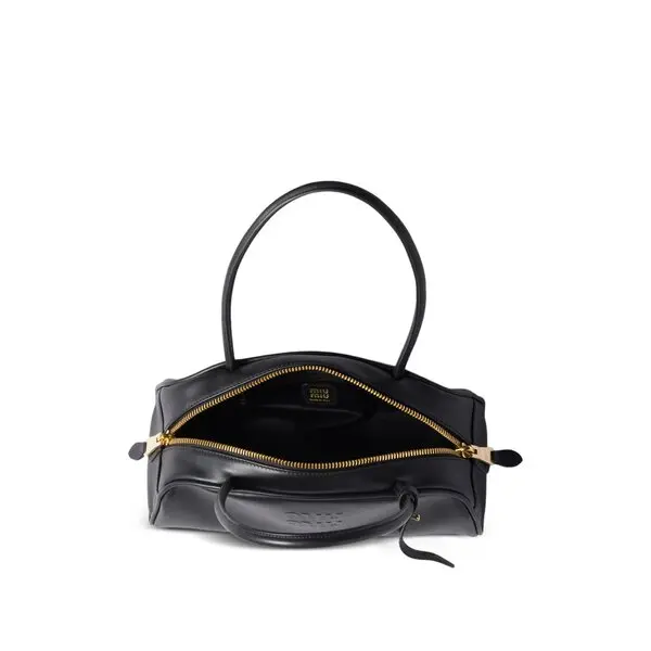 Miu Miu Leather Shoulder Bag - Black