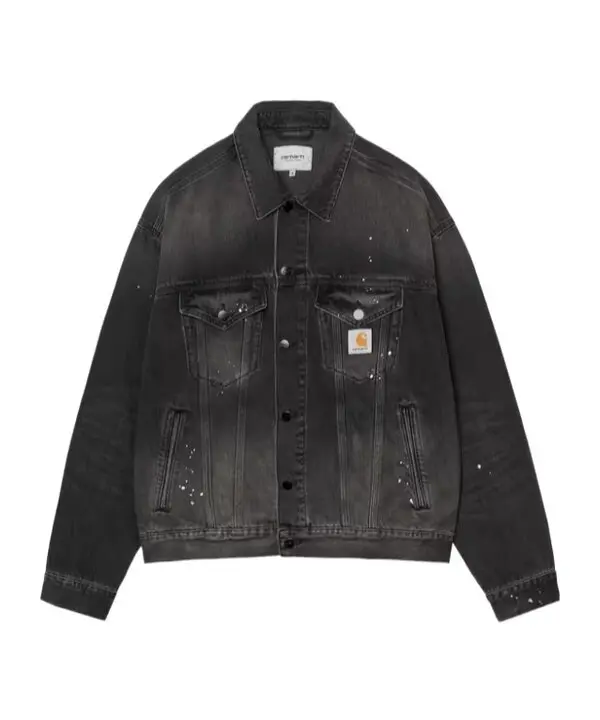 Carhartt Wip Helston Denim Jacket - Black