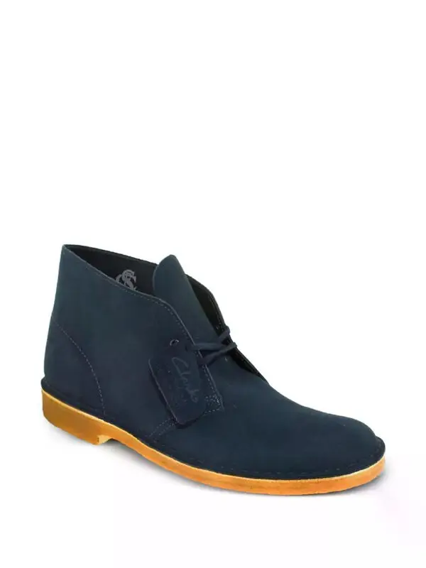 Clarks Suede Desert Boots - Blue