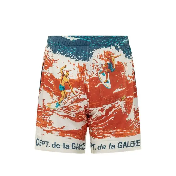 GALLERY DEPT. Graphic Print Deck Shorts