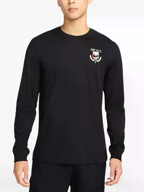 Nike Logo-print Long-sleeve T-shirt