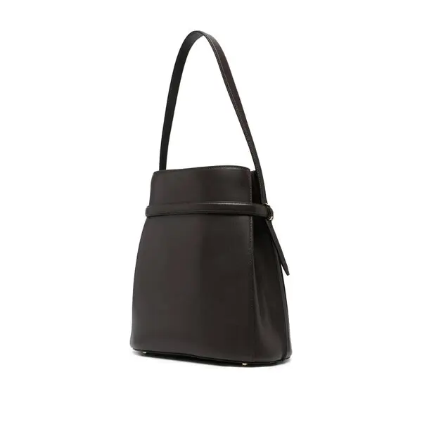 TOTEME Bark Calf Leather Tote Bag - Brown
