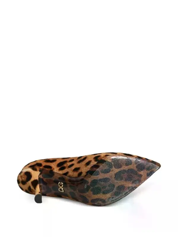 Dolce & Gabbana Leopard-print Calf-hair Pumps