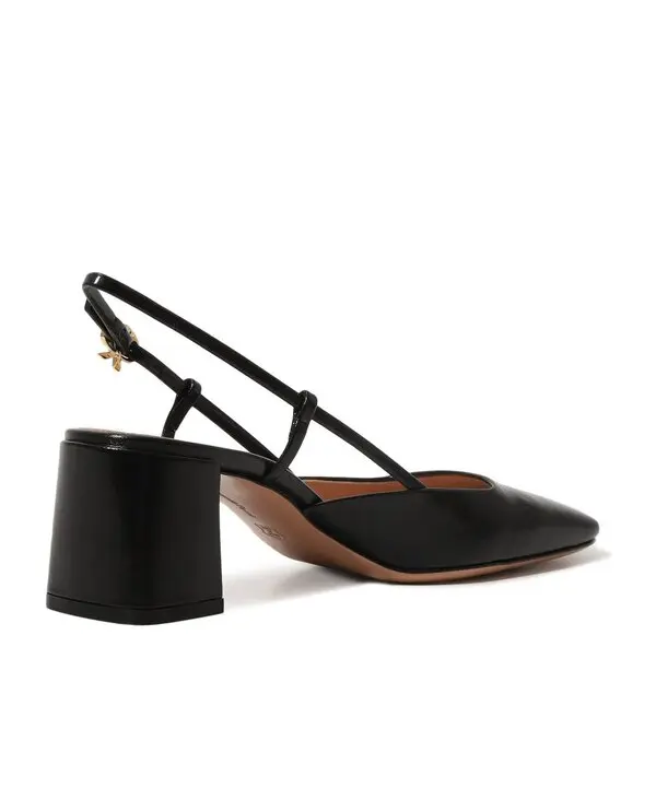 GIANVITO ROSSI Square-headed High Heel Slingbacks