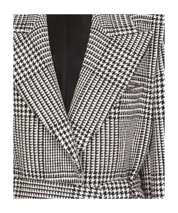 Dolce & Gabbana Checked Single-breasted Coat