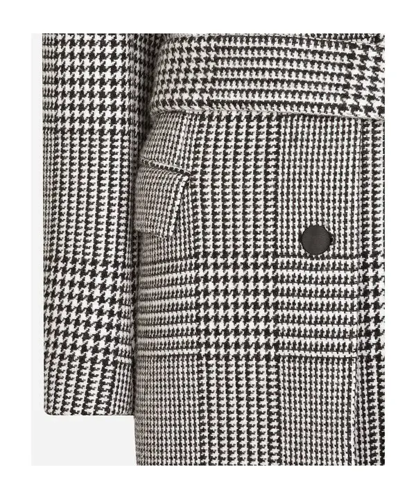 Dolce & Gabbana Checked Single-breasted Coat