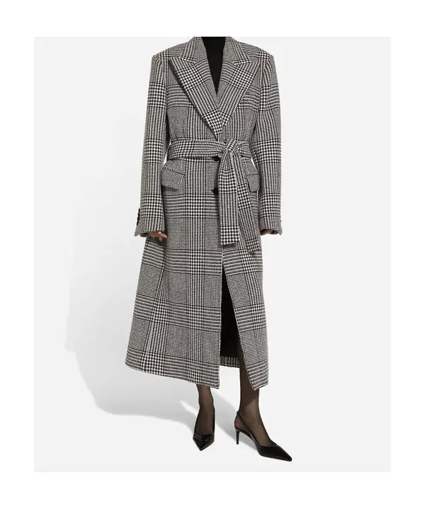 Dolce & Gabbana Checked Single-breasted Coat