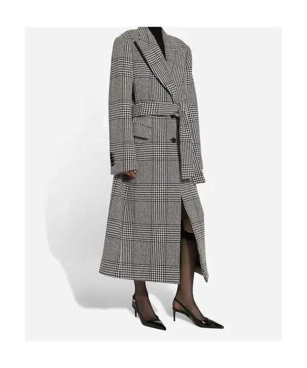 Dolce & Gabbana Checked Single-breasted Coat