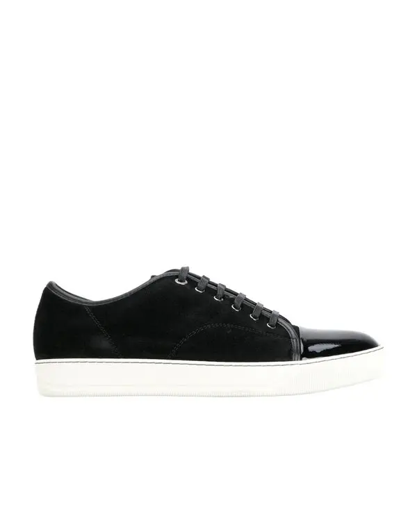 LANVIN Round Toe Lace Up Sneakers