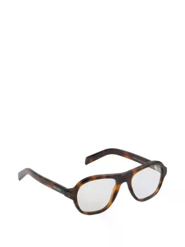 Prada Acetate Pilot Sunglasses - Brown