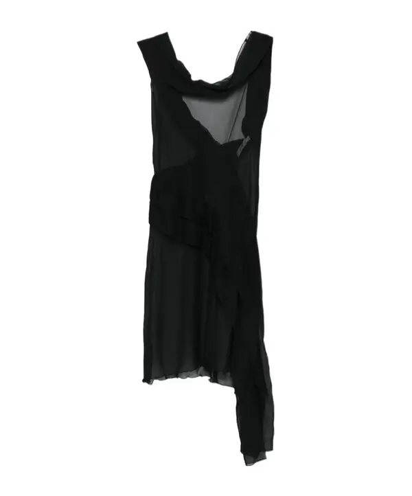 Gimaguas Boa Asymmetric Mini Dress