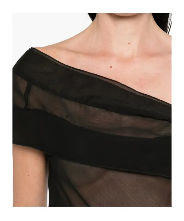Gimaguas Boa Asymmetric Mini Dress