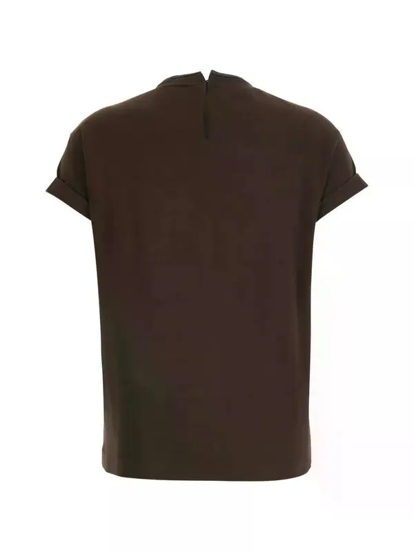 Brunello Cucinelli Monili-trim T-shirt