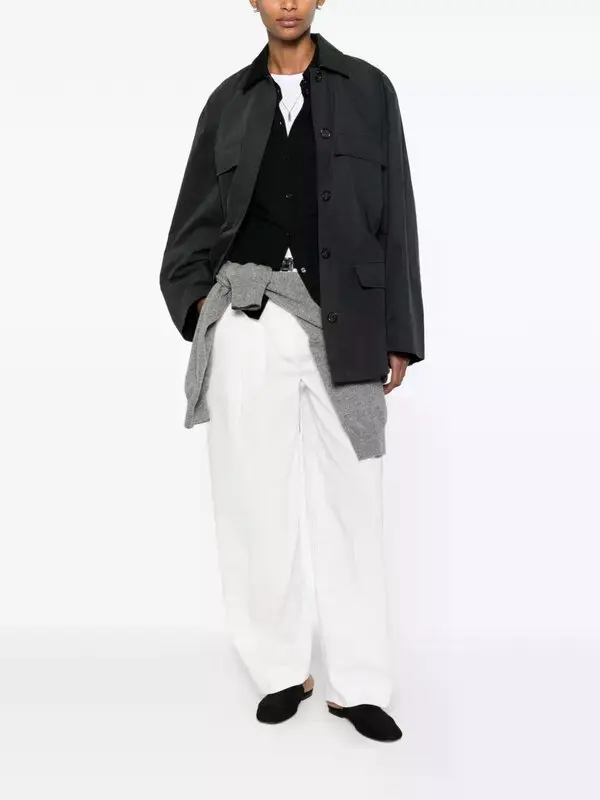 TOTEME Drawstring Waist Jacket - Black